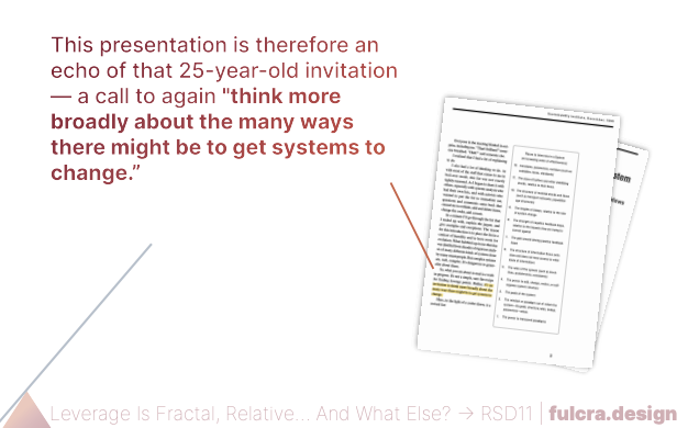 Leverage is Fractal, Relative, and What Else? We need a theory of ...